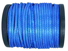 8/12 Strand Plait Blue Color High Strength UHMWPE Rope Pulling Line For ...