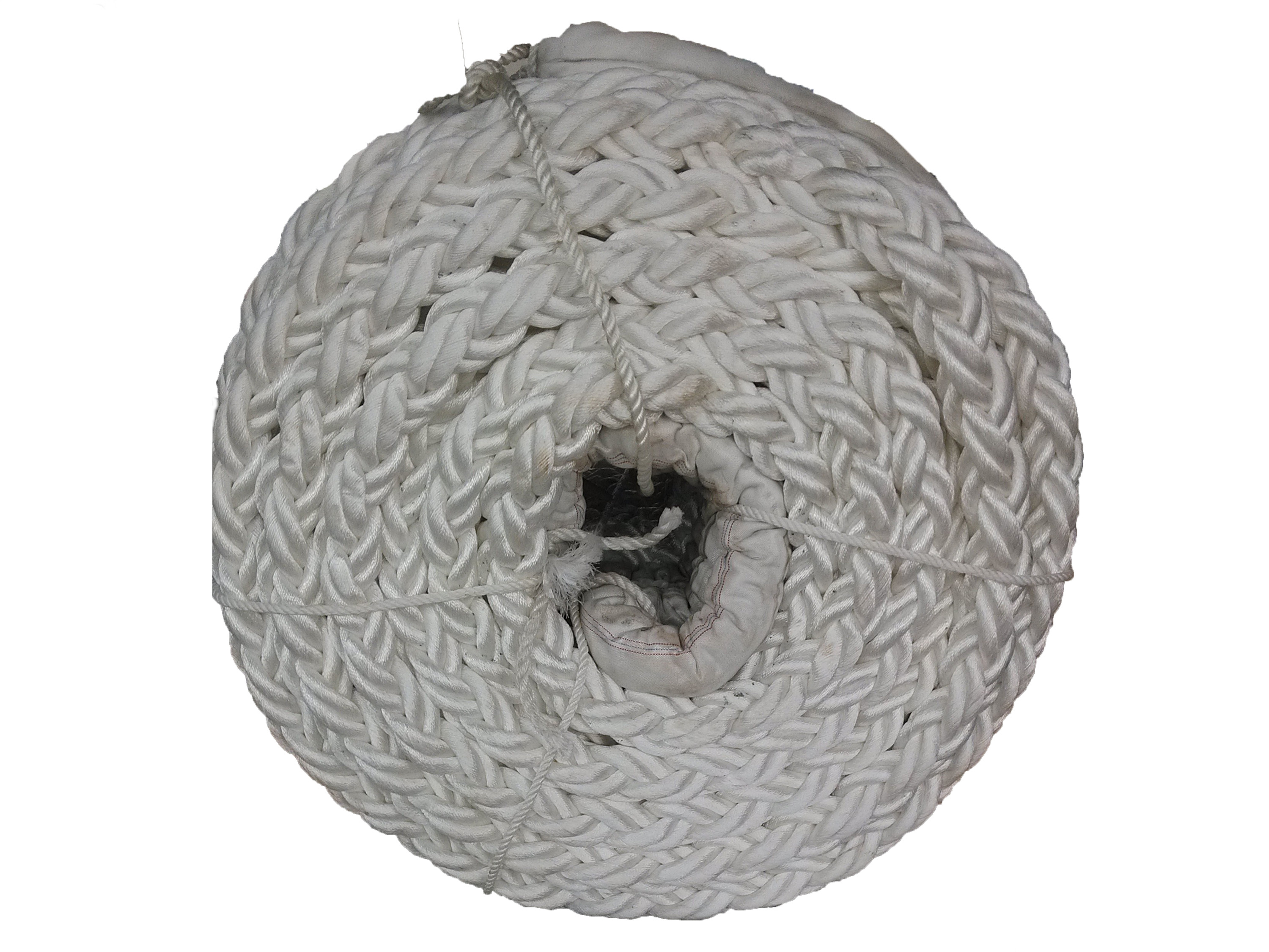 8 Strand 80mm (10") x 220m (720ft) High Quality Polypropylene Mooring rope
