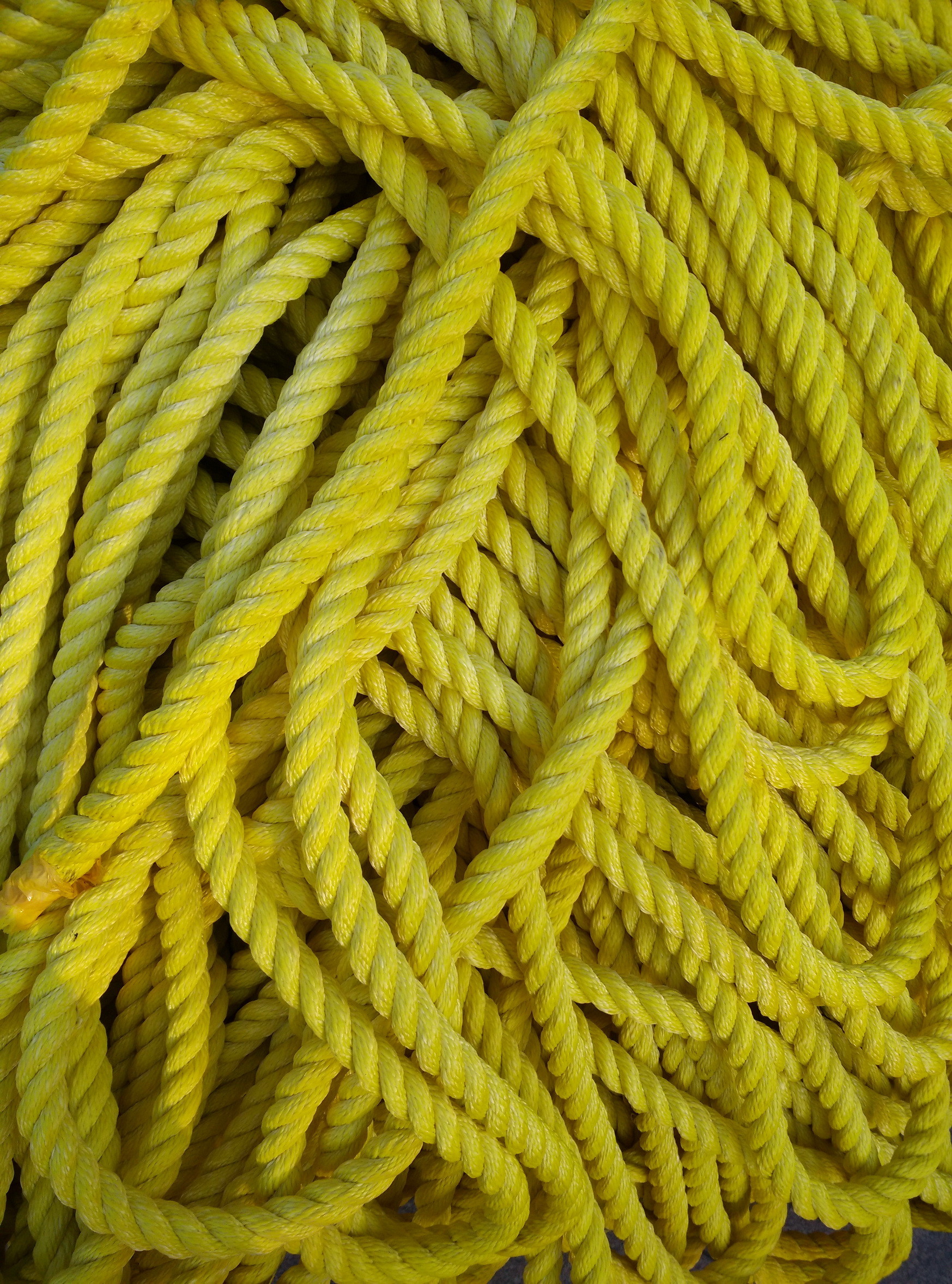 High Strength Diameter 20mm 3 Strand Nylon / Polyamide Rope With coating