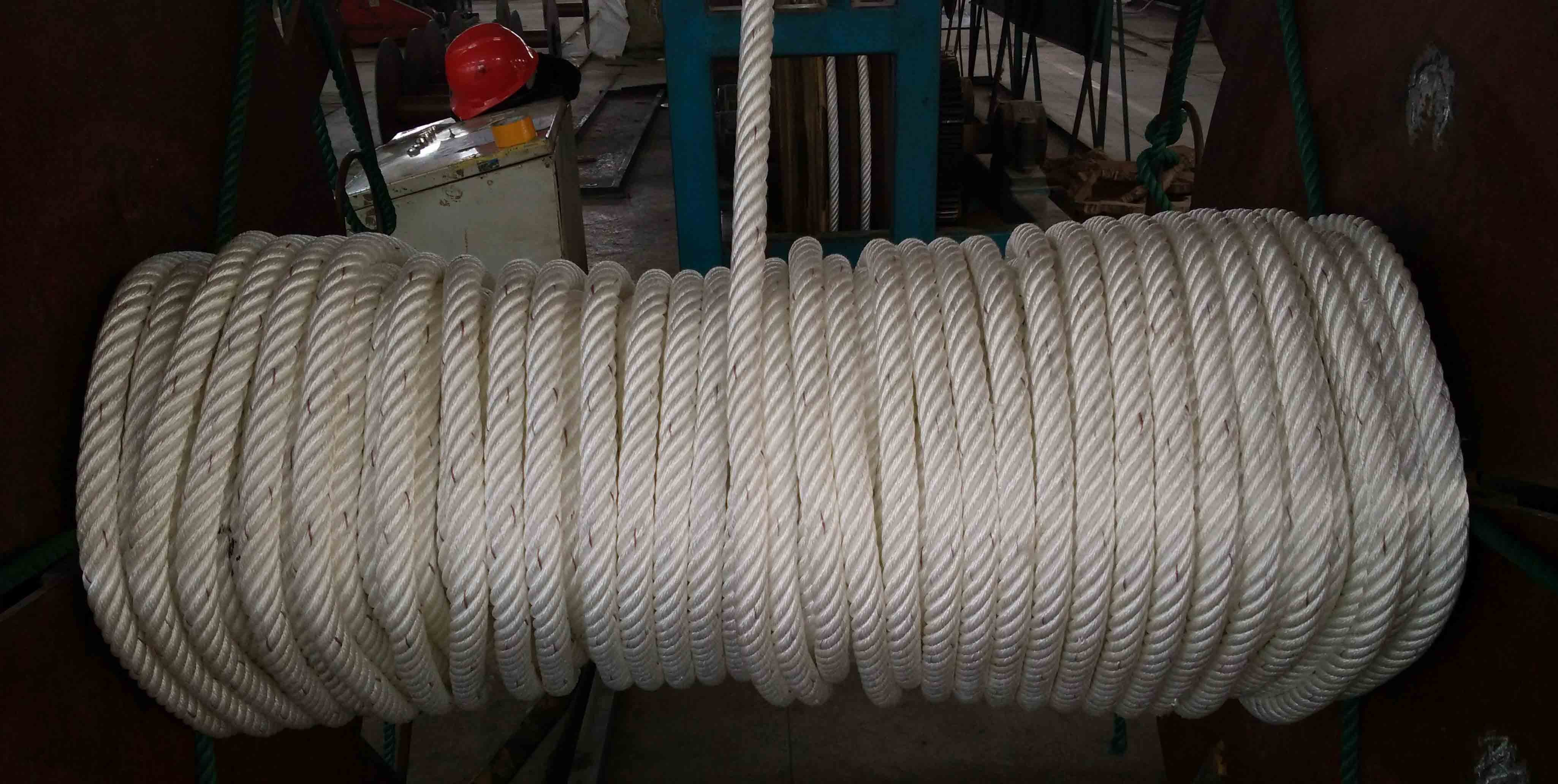 Factory Direct Sales High Quality 6 Strand Twist White Nylon Rope